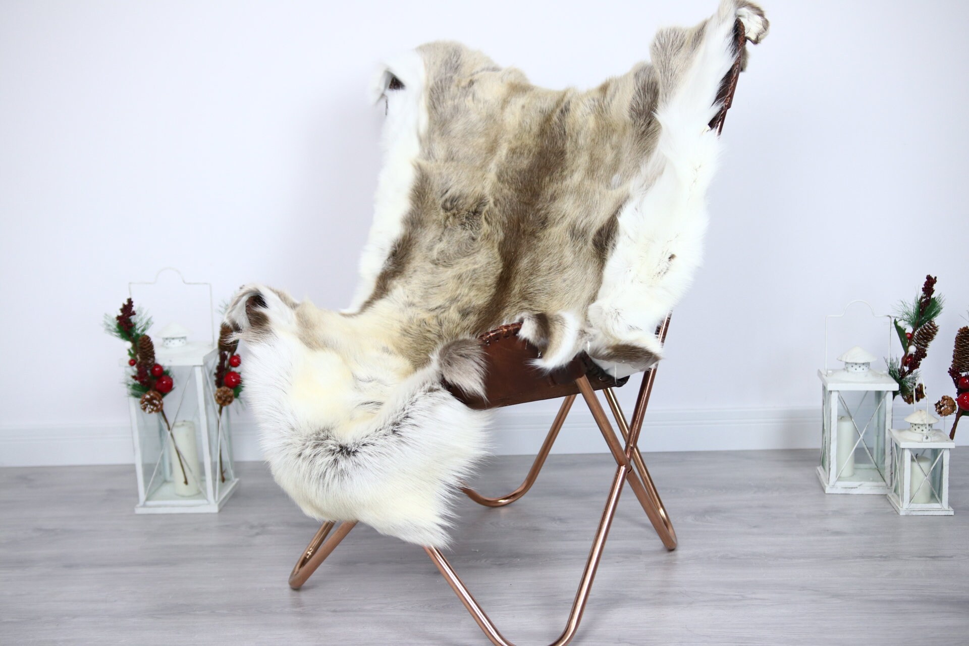 Reindeer Hide | Reindeer Rug | Reindeer Skin | Throw - Scandinavian ...