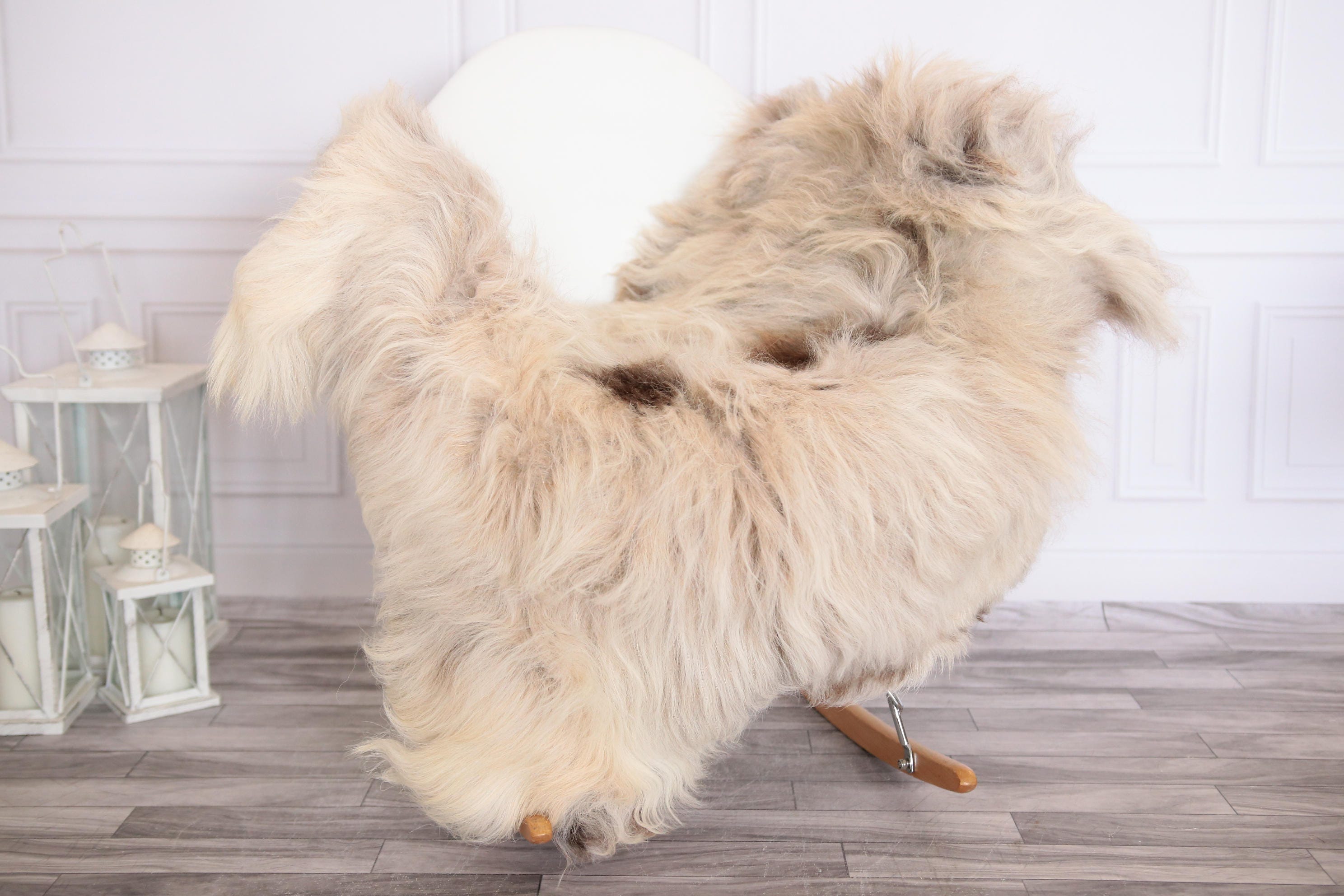 Organic Sheepskin Rug, Real Sheepskin Rug, Gute Sheepskin,Beige ...