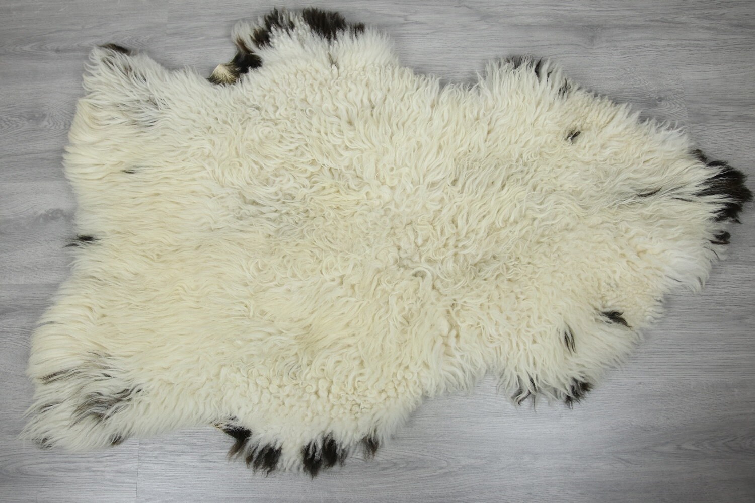Genuine Rare Tuscan Lamb Sheepskin Rug - Curly Fur Rug - Natural ...