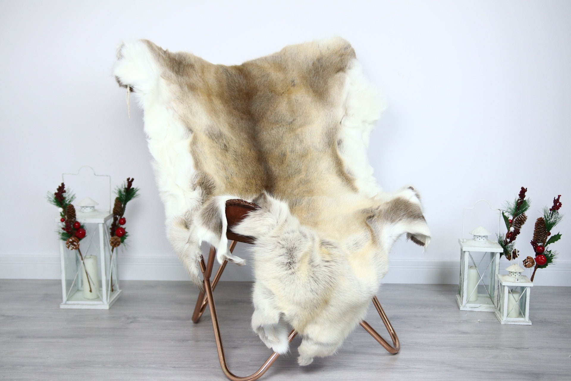 Reindeer Hide | Reindeer Rug | Reindeer Skin | Throw - Scandinavian ...