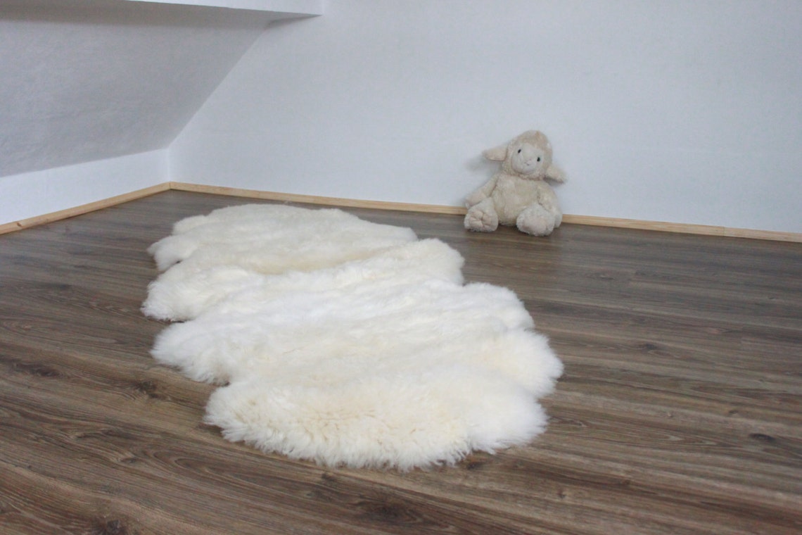 ON SALE Exclusive Genuine Natural Sheepskin / Lambskin Rug - Etsy