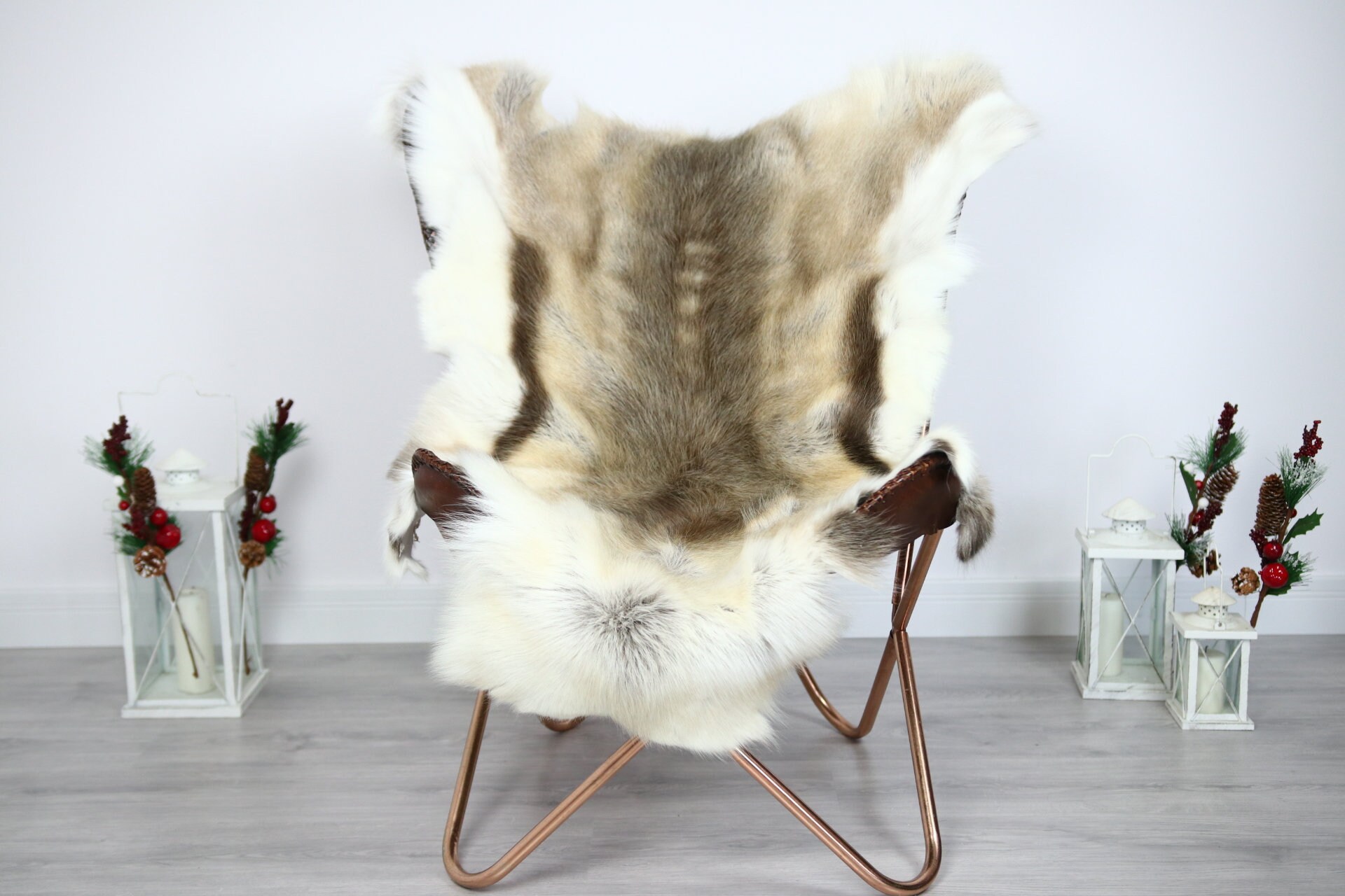 Reindeer Hide | Reindeer Rug | Reindeer Skin | Throw - Scandinavian ...