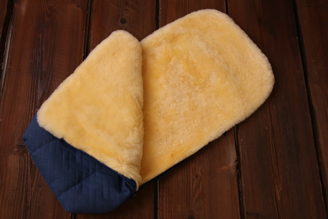 Real Natural Sheepskin Fur Universal Waterproof Footmuff Very - Etsy