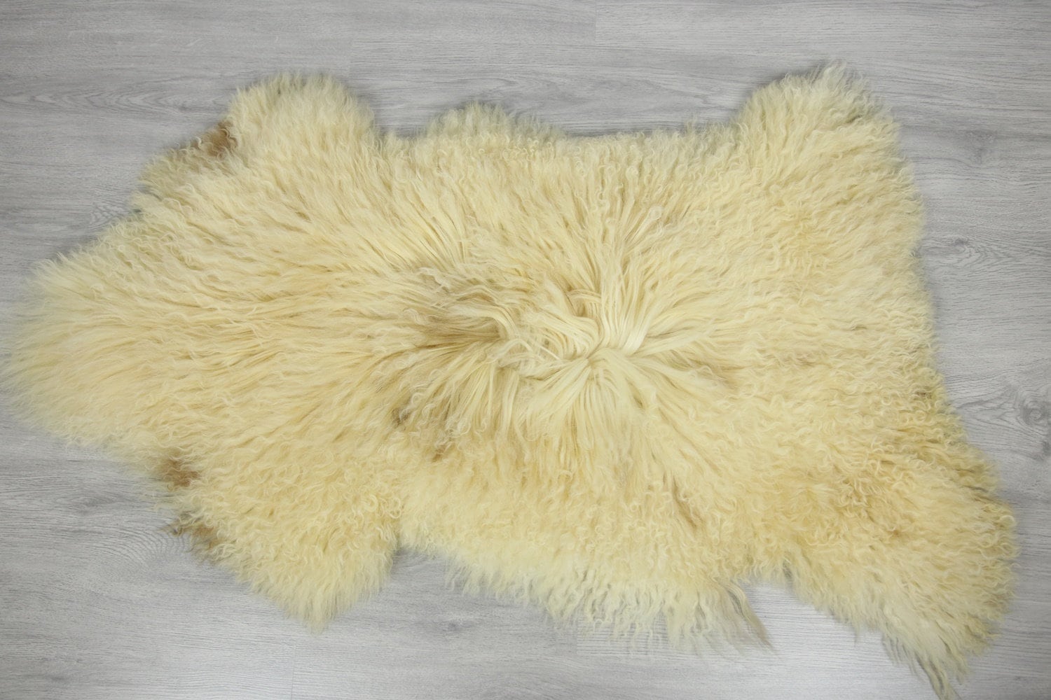 Genuine Rare Tuscan Lamb Sheepskin Rug - Curly Fur Rug - Natural ...