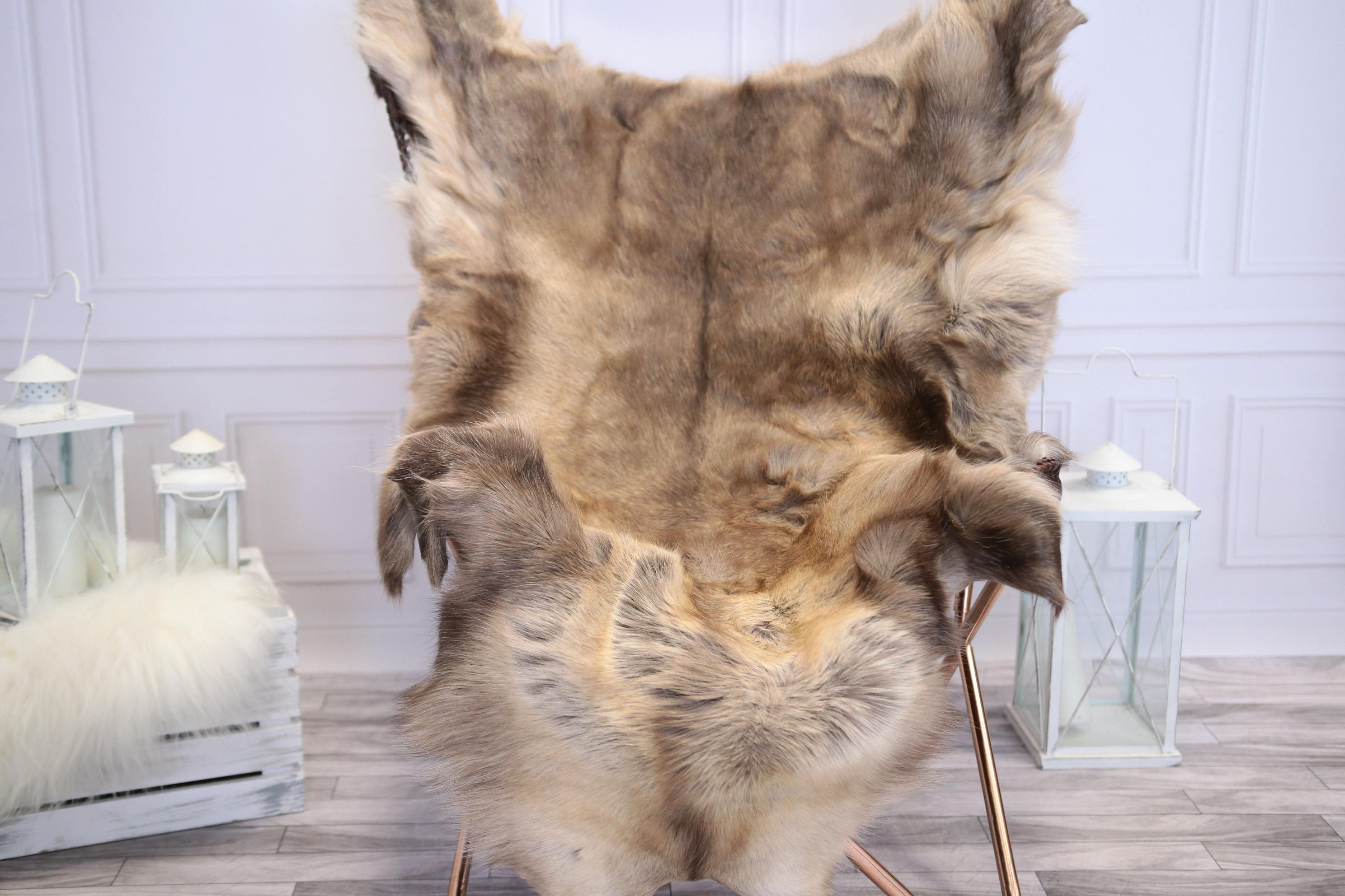 Reindeer Hide | Reindeer Rug | Reindeer Skin | Throw XL GIANT ...