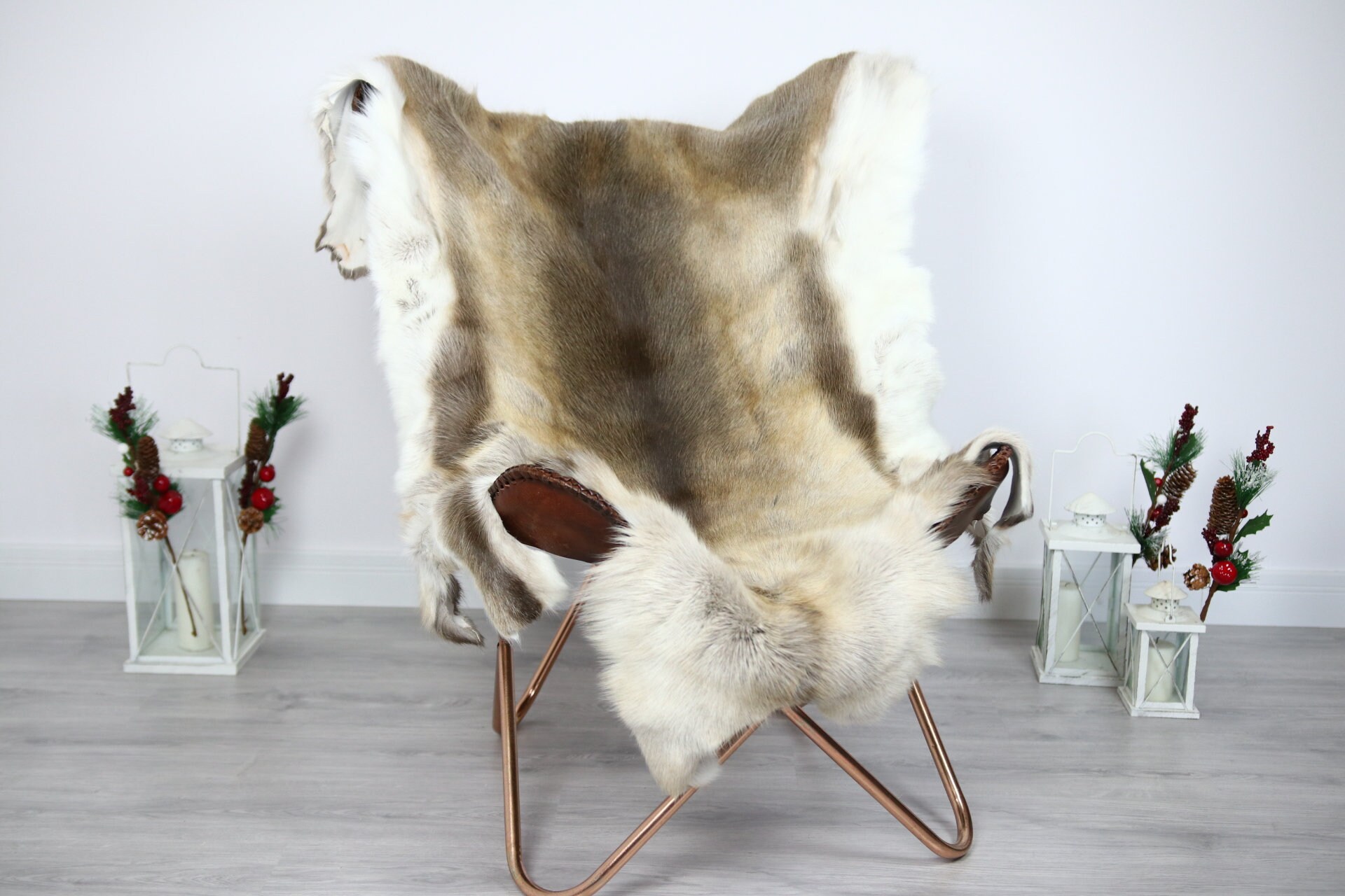 Reindeer Hide | Reindeer Rug | Reindeer Skin | Throw - Scandinavian ...