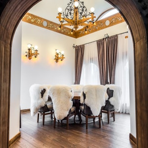 ON SALE WOW! Genuine Natural Lambskin / Sheepskin Rug, Pelt, Soft Long ...