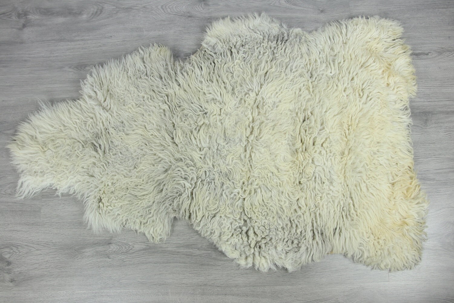 Organic Curly Sheepskin Rug, Real Sheepskin Rug, Gute Sheepskin, Gray ...