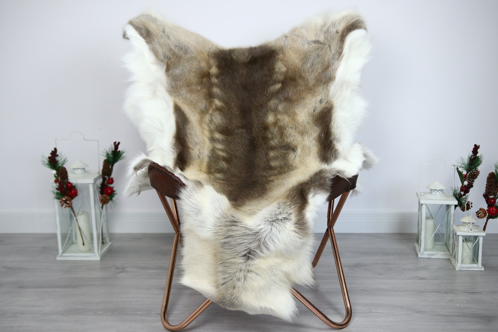 Reindeer Hide | Reindeer Rug | Reindeer Skin | Throw - Scandinavian ...