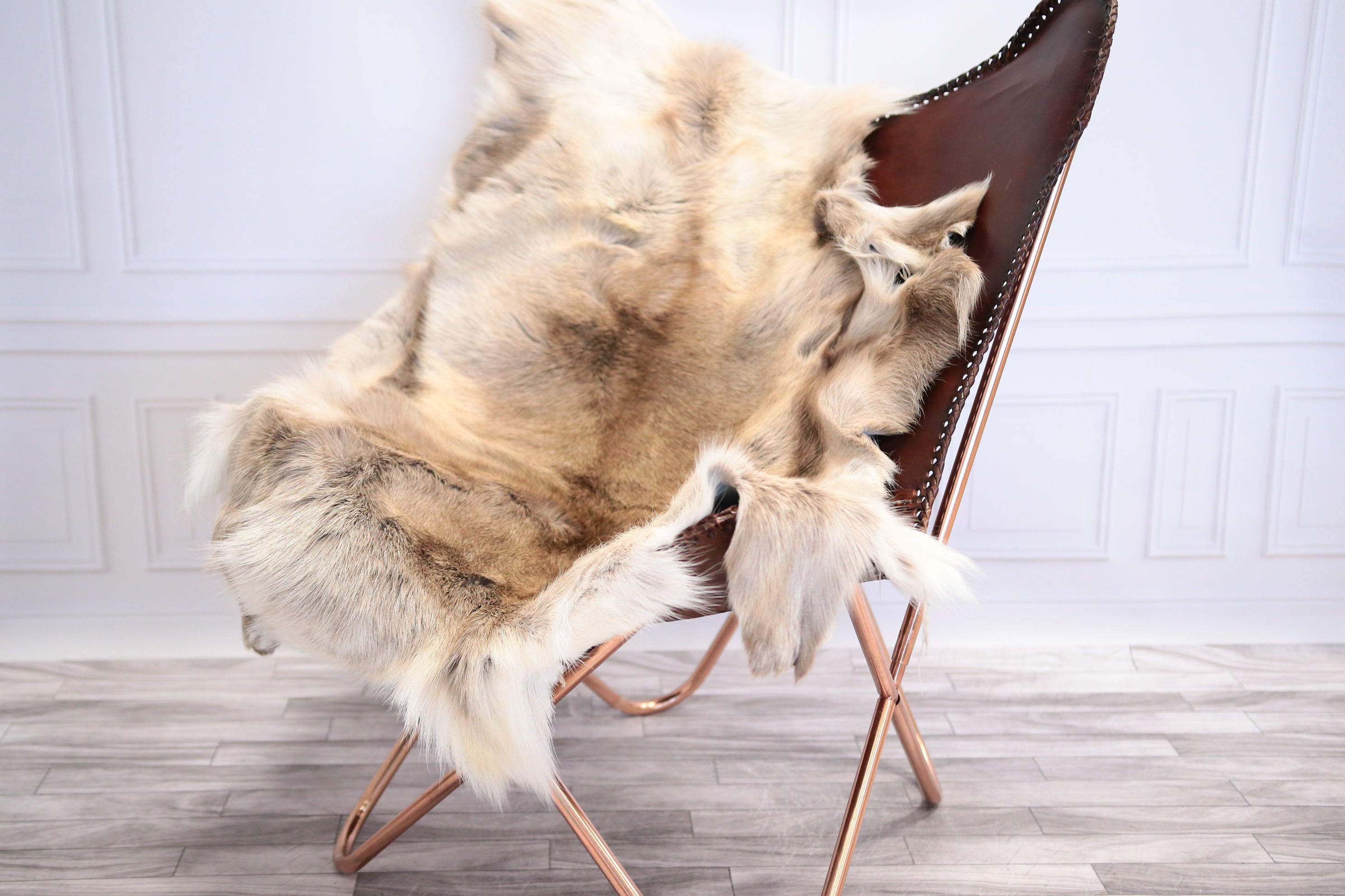 Reindeer Hide | Reindeer Rug | Reindeer Skin | Throw L Large ...