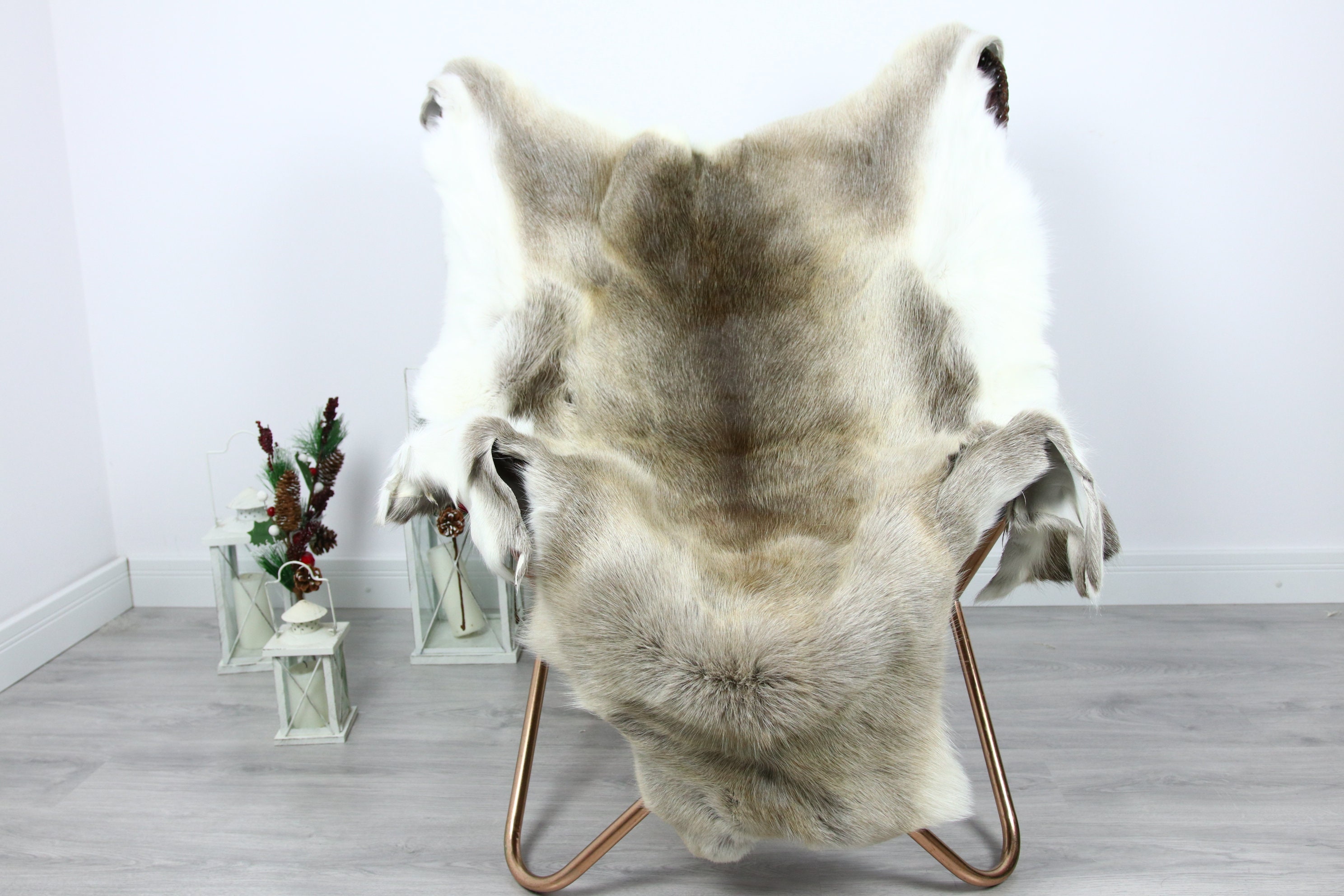 Reindeer Hide | Reindeer Rug | Reindeer Skin | Throw - Scandinavian ...