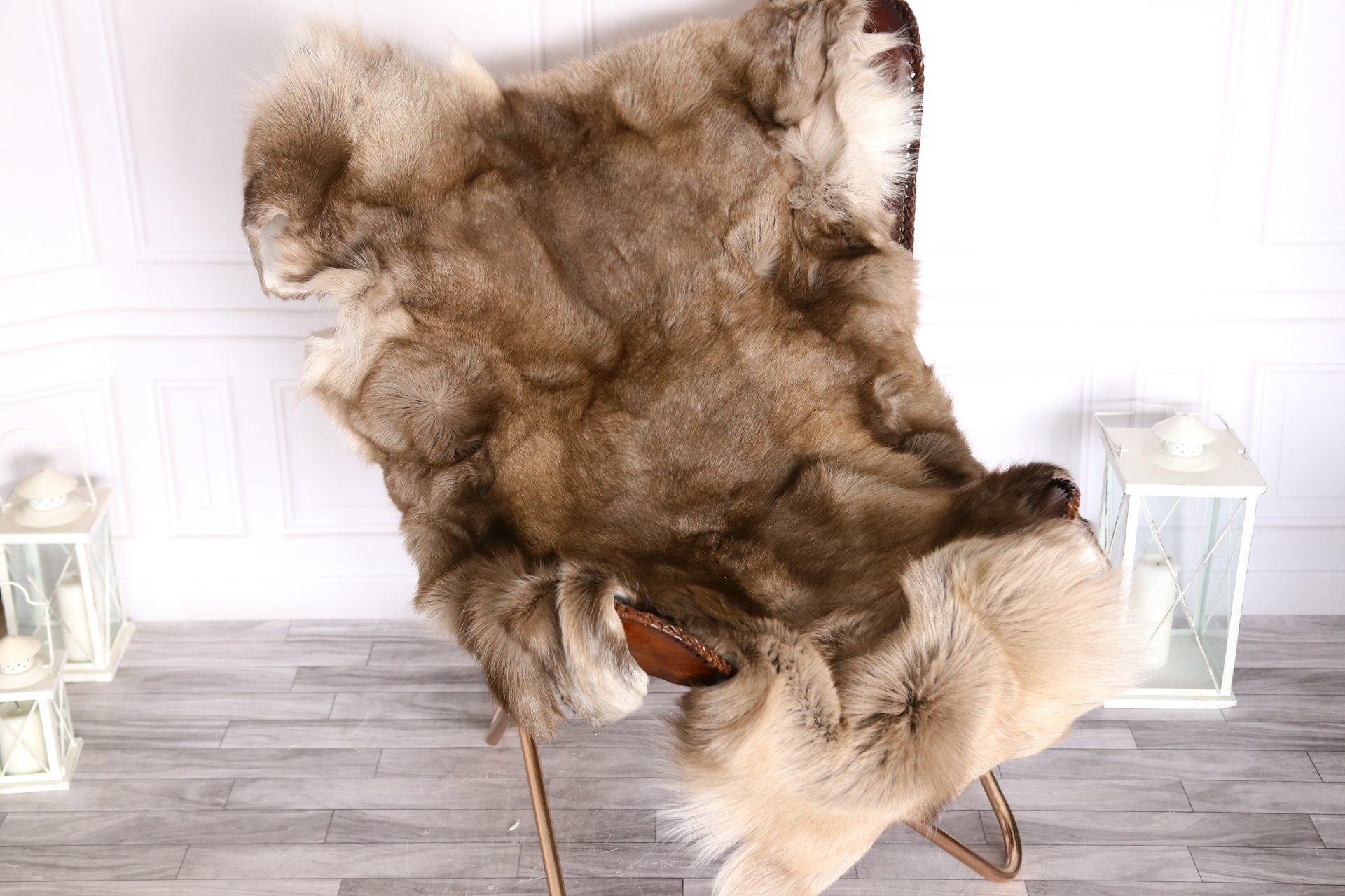 Reindeer Hide | Reindeer Rug | Reindeer Skin | Scandinavian Style ...