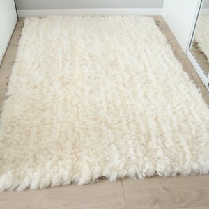 Exclusive Genuine Unique WOVEN Lamb Sheepskin, Lambskin Rug, Pelt ...