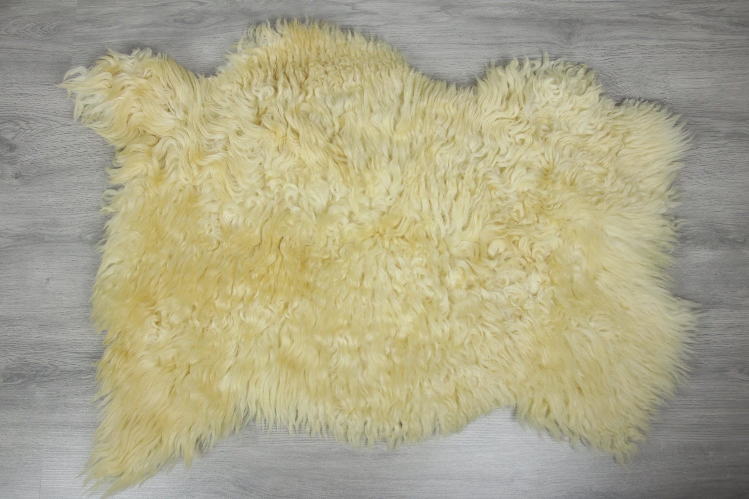Genuine Rare Tuscan Lamb Sheepskin Rug - Curly Fur Rug - Natural ...