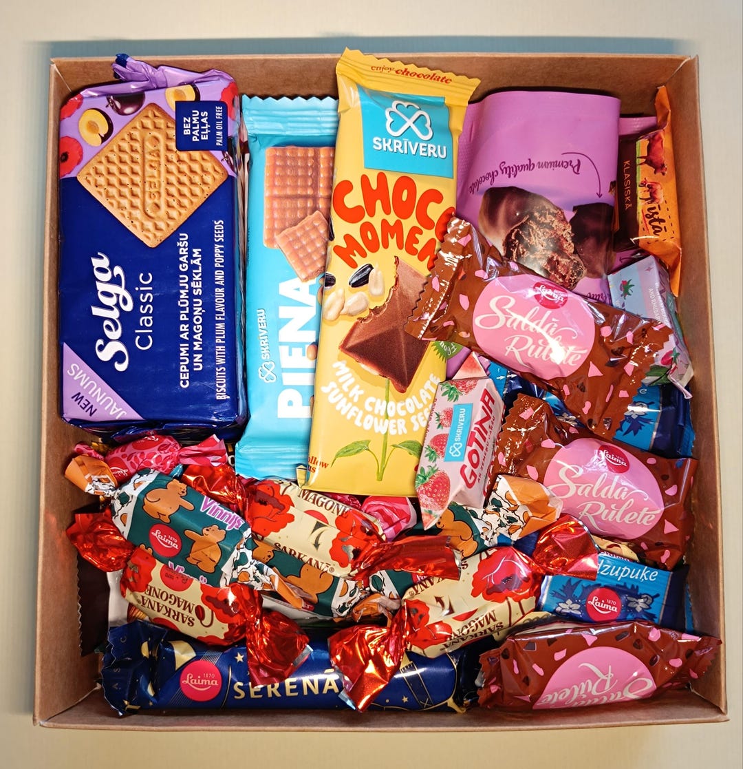 Latvian Candy, Chocolate and Sweet Gift Box - Etsy
