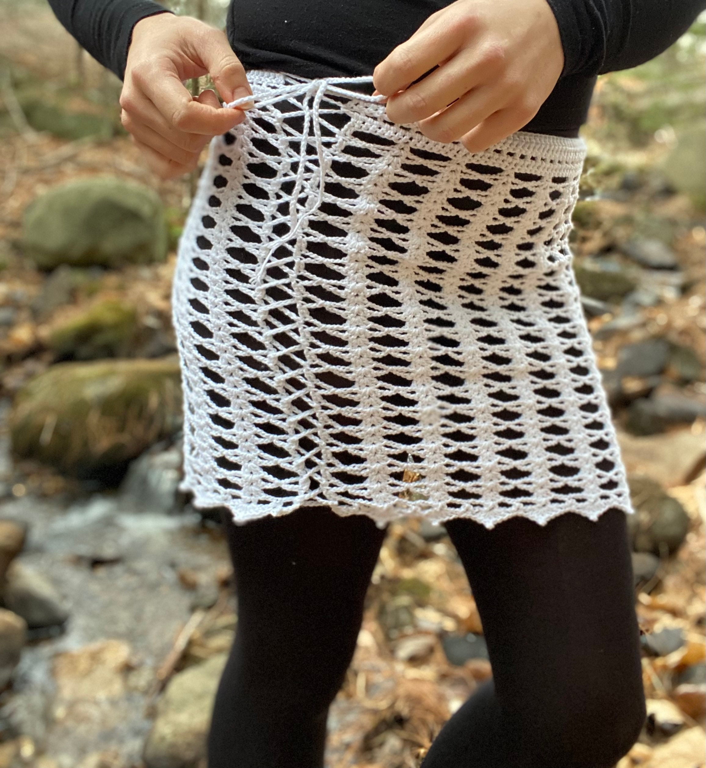 Crochet Lace Skirt PATTERN // PDF Crochet Pattern - Etsy