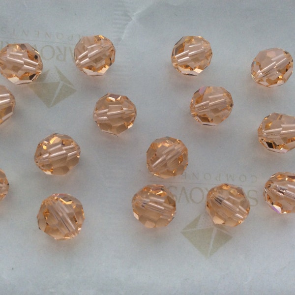 Peach Swarovski Crystals - Etsy