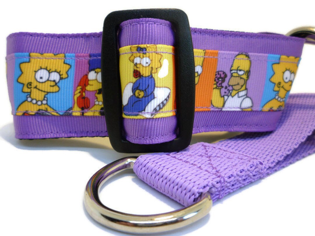 1.5 Inch Martingale -large. the Simpsons - Etsy
