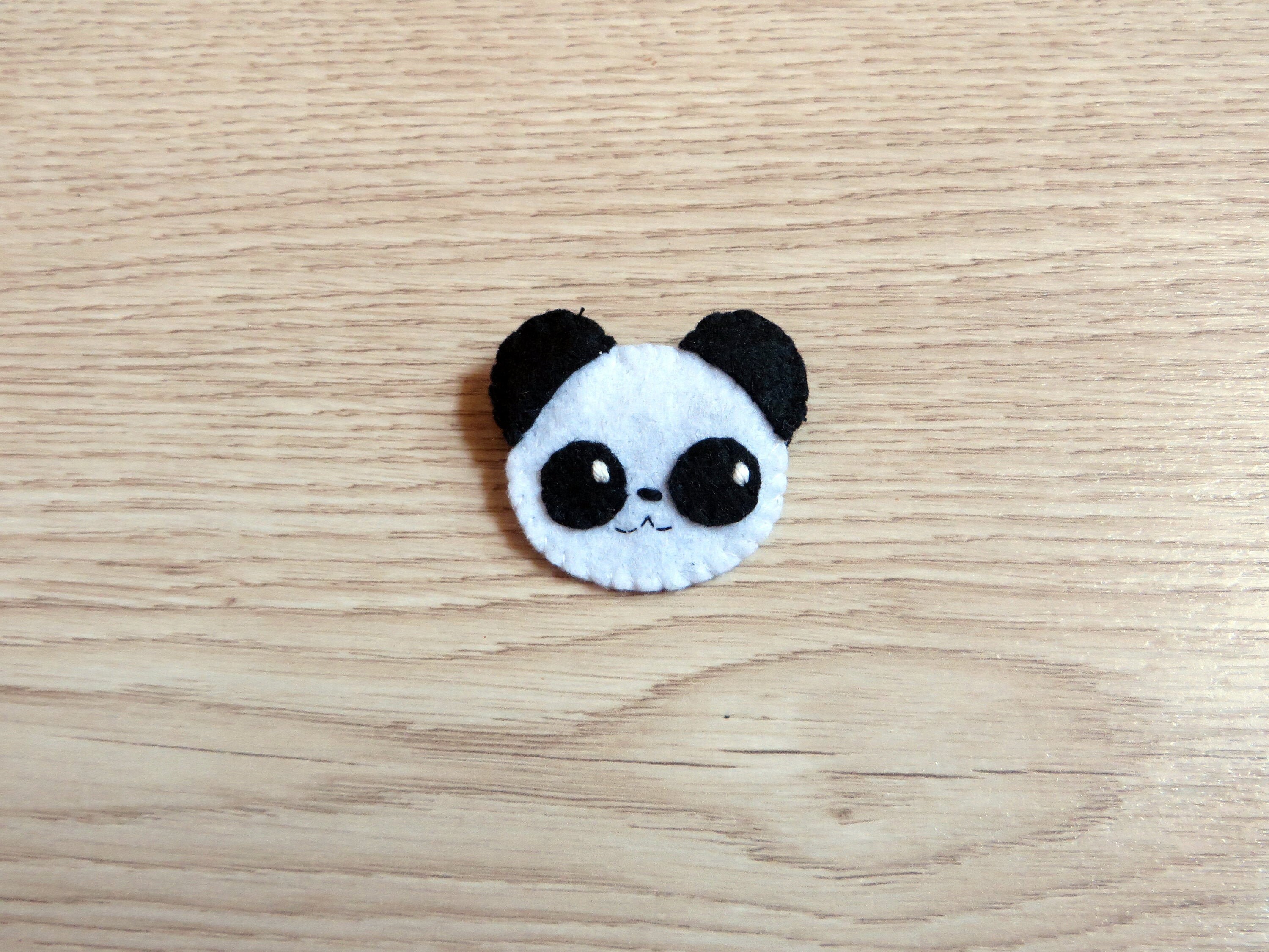Felt Brooch Kawaii Panda Small Gift for Kids Cute Animal - Etsy Canada