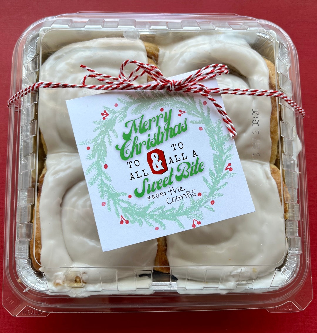 INSTANT DOWNLOAD Baked Goods Christmas TAGS Homemade Neighbor Gifts ...