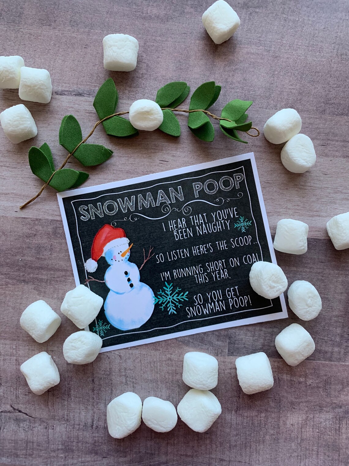 INSTANT DOWNLOAD Snowman Poop Christmas Neighbor Gifts Tags | Etsy