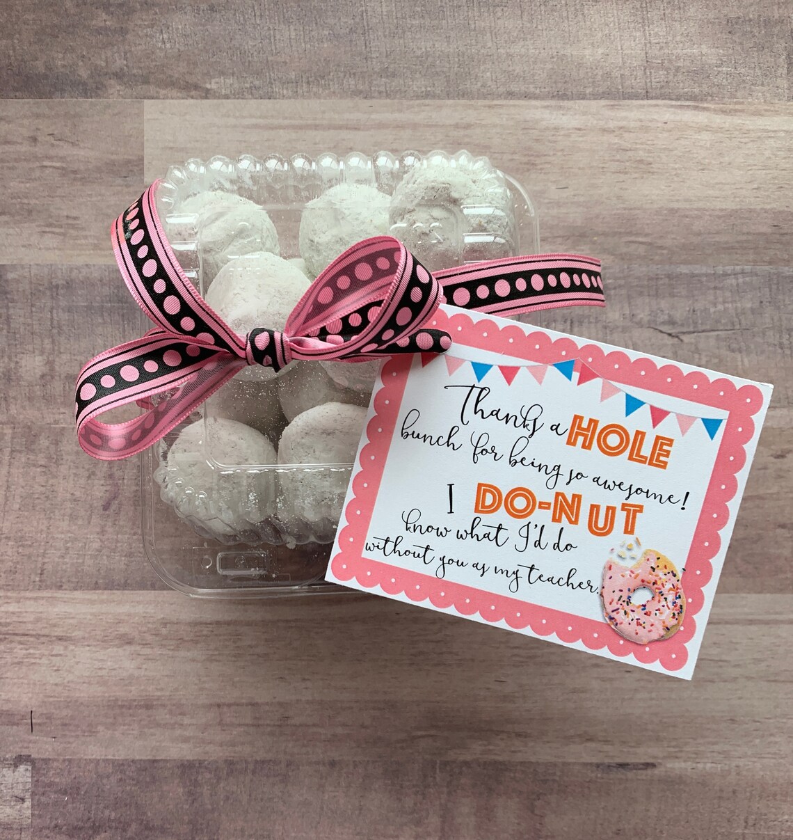 INSTANT DOWNLOAD Teacher Appreciation Donuts Printables Thank | Etsy