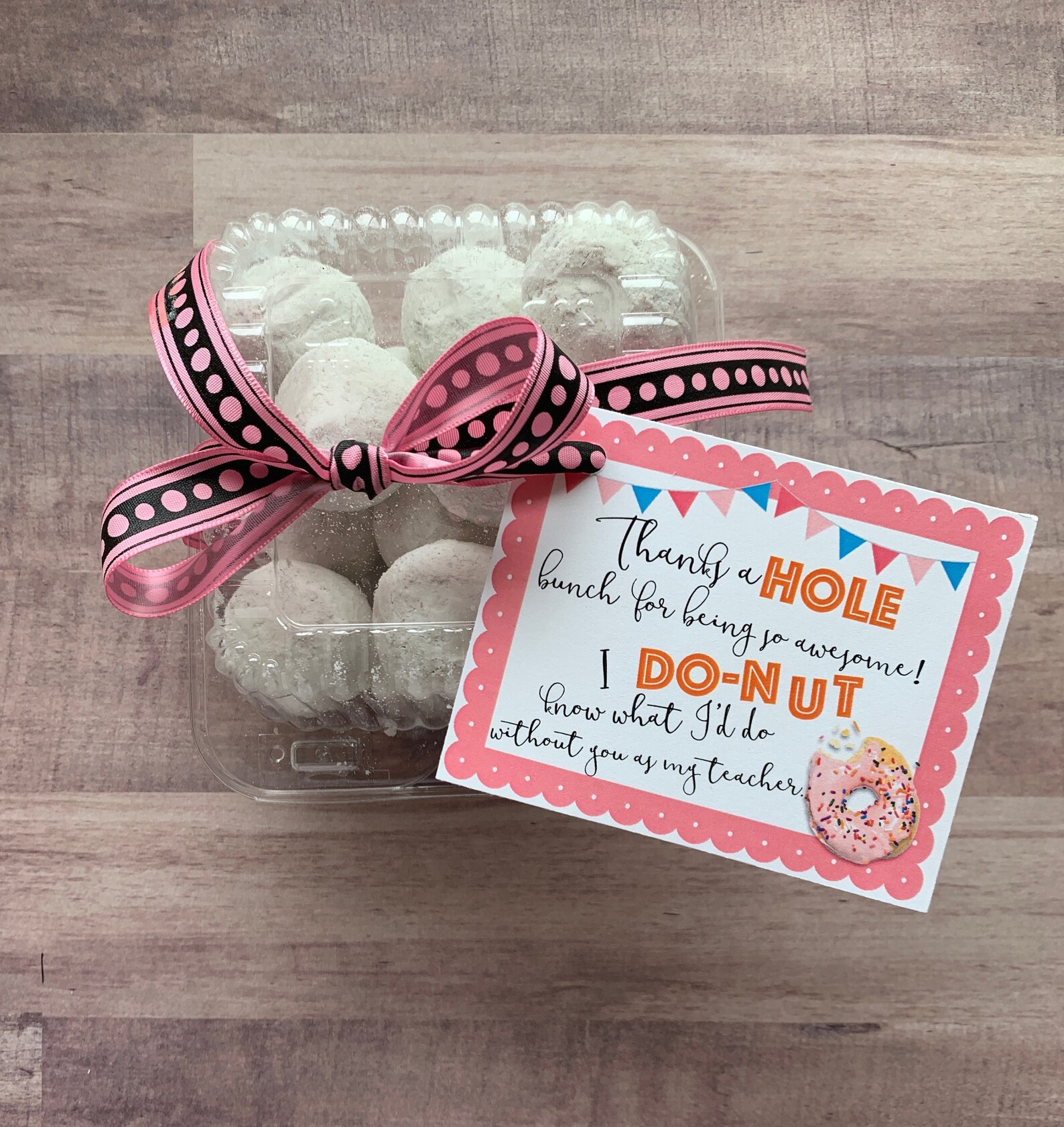 INSTANT DOWNLOAD Teacher Appreciation Donuts Printables Thank | Etsy