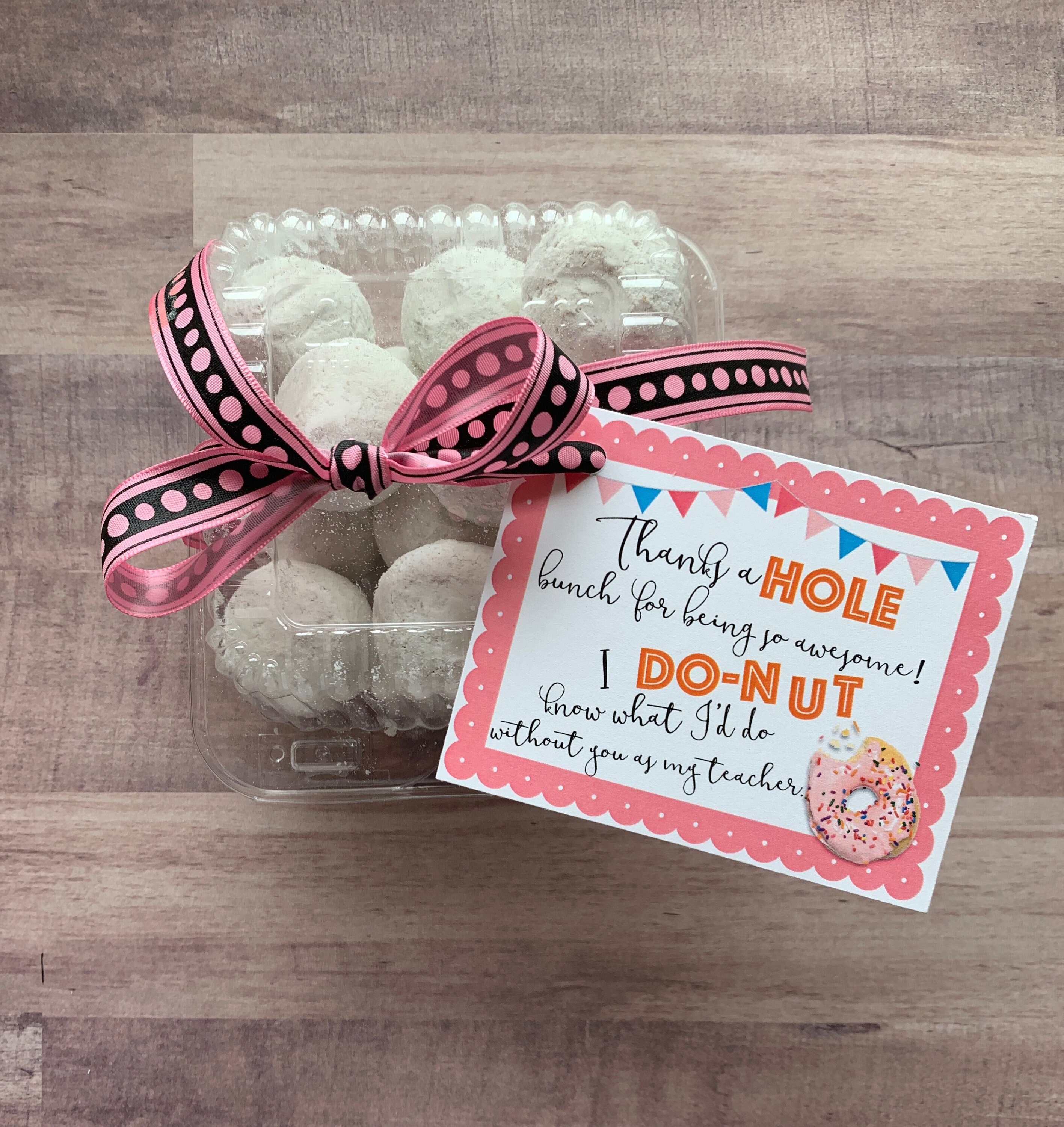 INSTANT DOWNLOAD Teacher Appreciation Donuts Printables Thank | Etsy