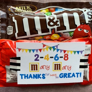 INSTANT DOWNLOAD Mms Appreciation Printables Tags Gifts Treats Teacher ...