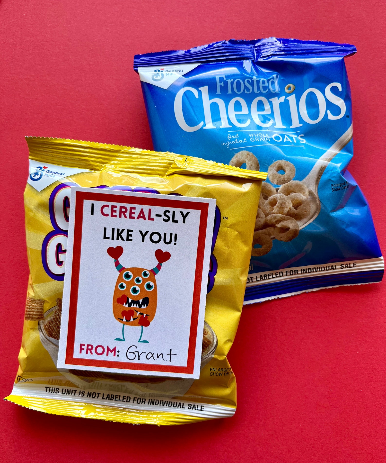 INSTANT DOWNLOAD Classroom Cereal Valentine Cards Valentines - Etsy