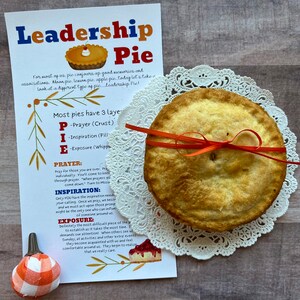 INSTANT DOWNLOAD Leadership Pie Printables Tags for Church Thanksgiving ...