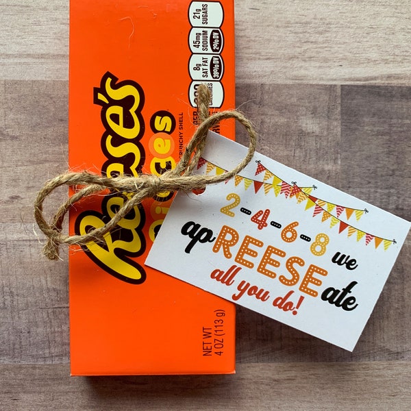 Reeses Thank You - Etsy