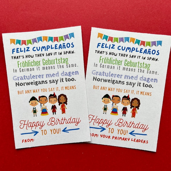 Feliz Cumpleanos Tags - Etsy