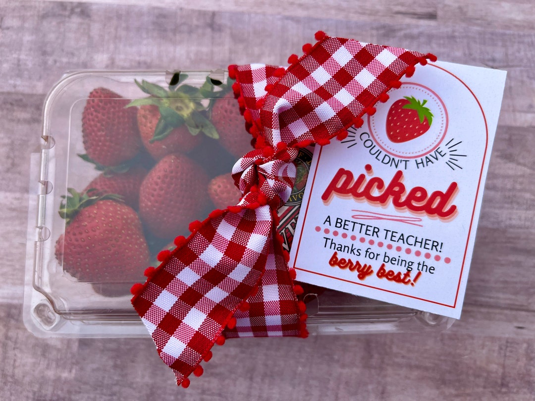 INSTANT DOWNLOAD Teacher Appreciation Printables Berry Thank You School ...