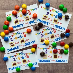 INSTANT DOWNLOAD Mms Appreciation Printables Tags Gifts Treats Teacher ...
