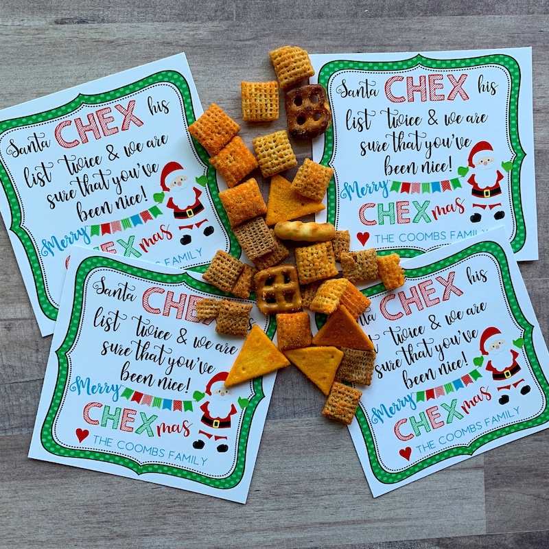Chex Mix Tags - Etsy