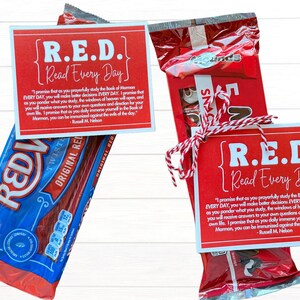INSTANT DOWNLOAD RED Tags Read Every Day Book of Mormon Scriptures ...