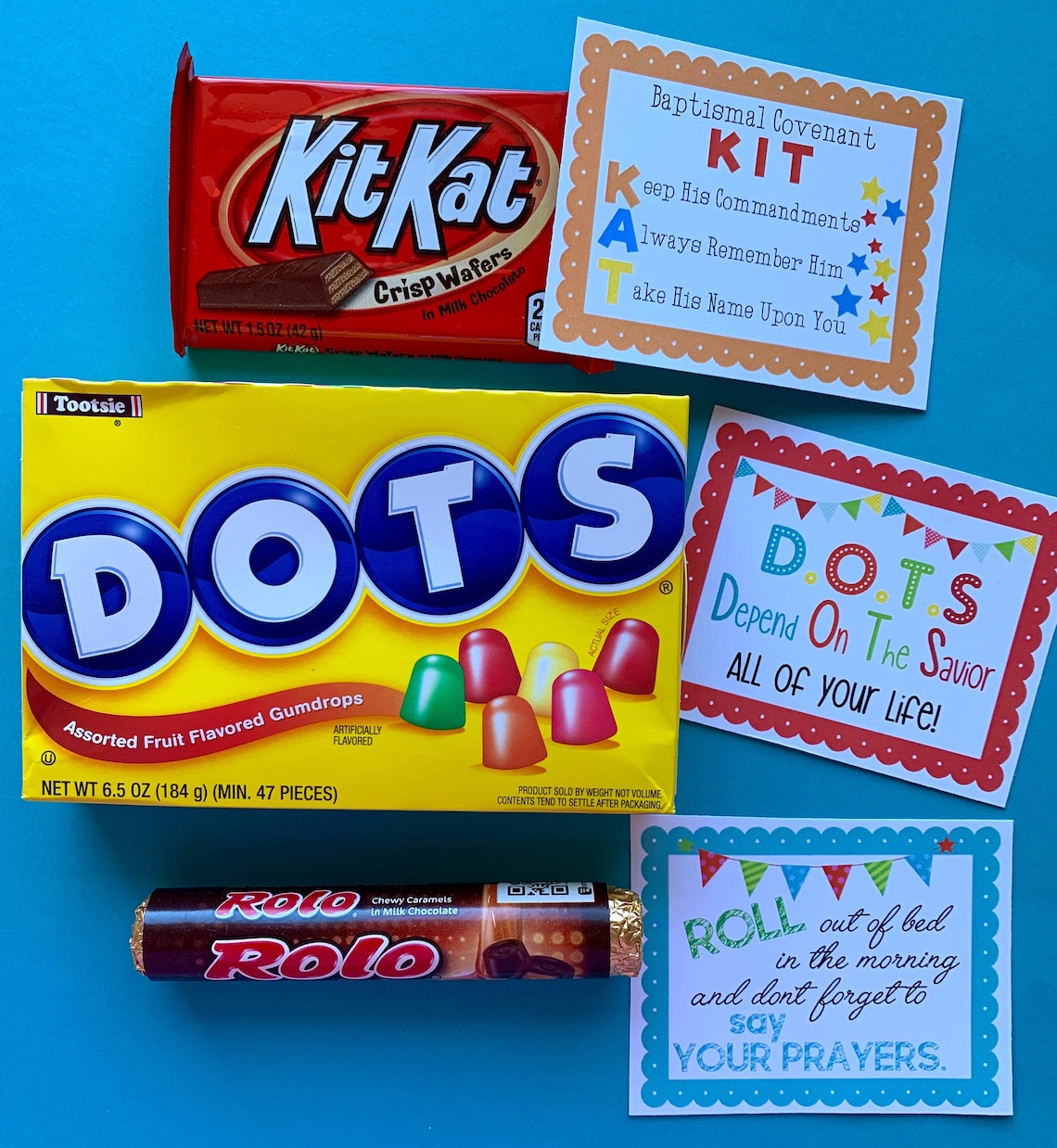 Baptism Prinatables for Candy INSTANT DOWNLOAD LDS Gifts Great to Be ...