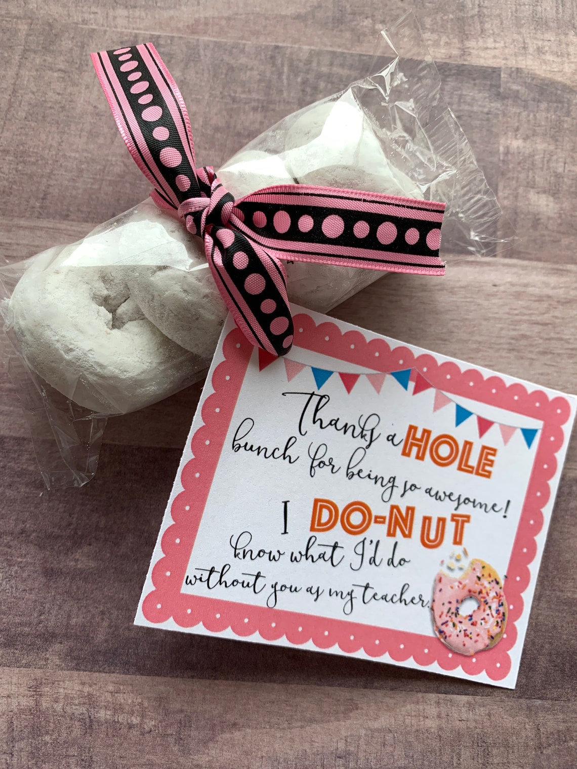 INSTANT DOWNLOAD Teacher Appreciation Donuts Printables Thank | Etsy