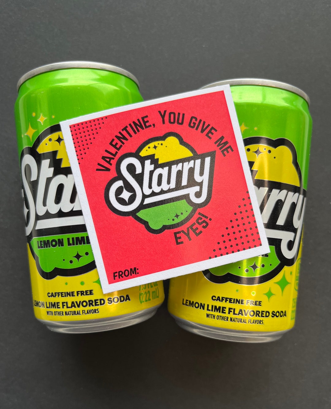 INSTANT DOWNLOAD Starry Valentine Cards Soda Pop Valentines Day Treats ...