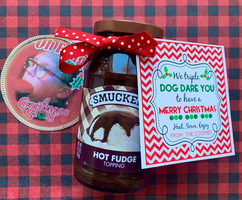 CUSTOM Oh FUDGE Tags Printables from A Christmas Story Marci | Etsy