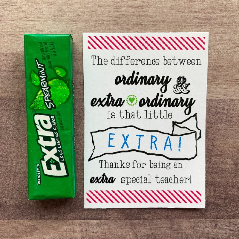 Gum Thank You - Etsy