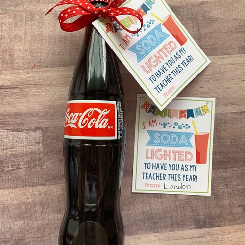 INSTANT DOWNLOAD Soda Teacher Appreciation Printables Thank - Etsy