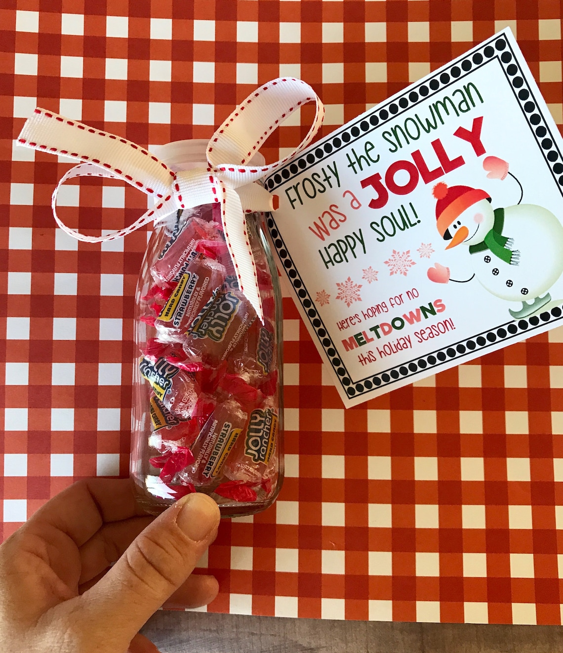 INSTANT DOWNLOAD Christmas Jolly Ranchers Candy Neighbor Gifts TAGS ...