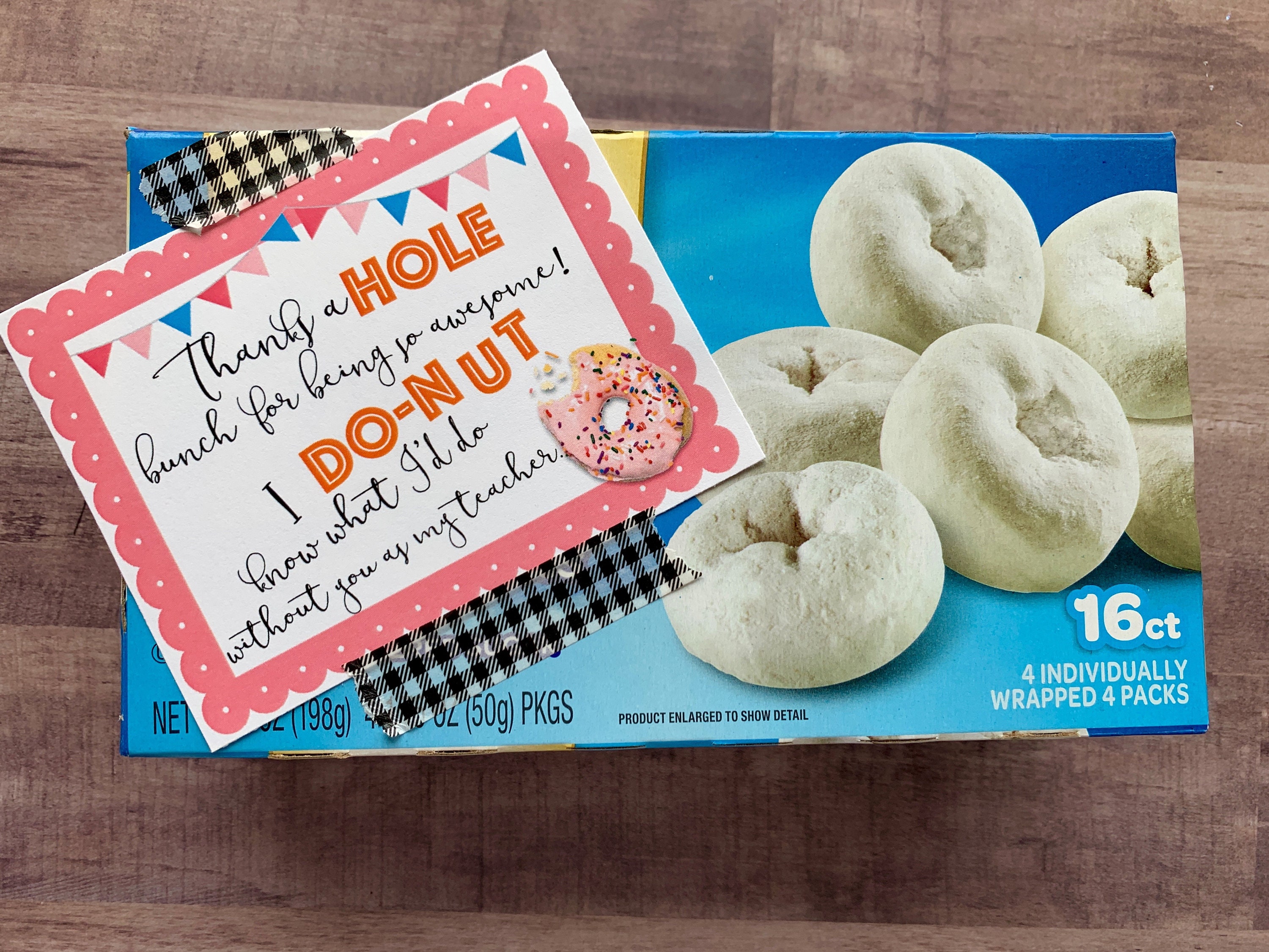 INSTANT DOWNLOAD Teacher Appreciation Donuts Printables Thank | Etsy