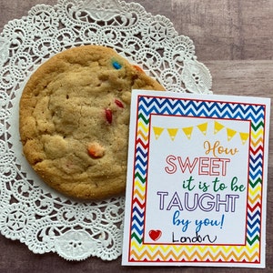 INSTANT DOWNLOAD Teacher Appreciation Printables Sweet Treats Thank You ...