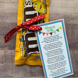 INSTANT DOWNLOAD M&ms Blessing Pills Printables Tags Gifts Treats ...