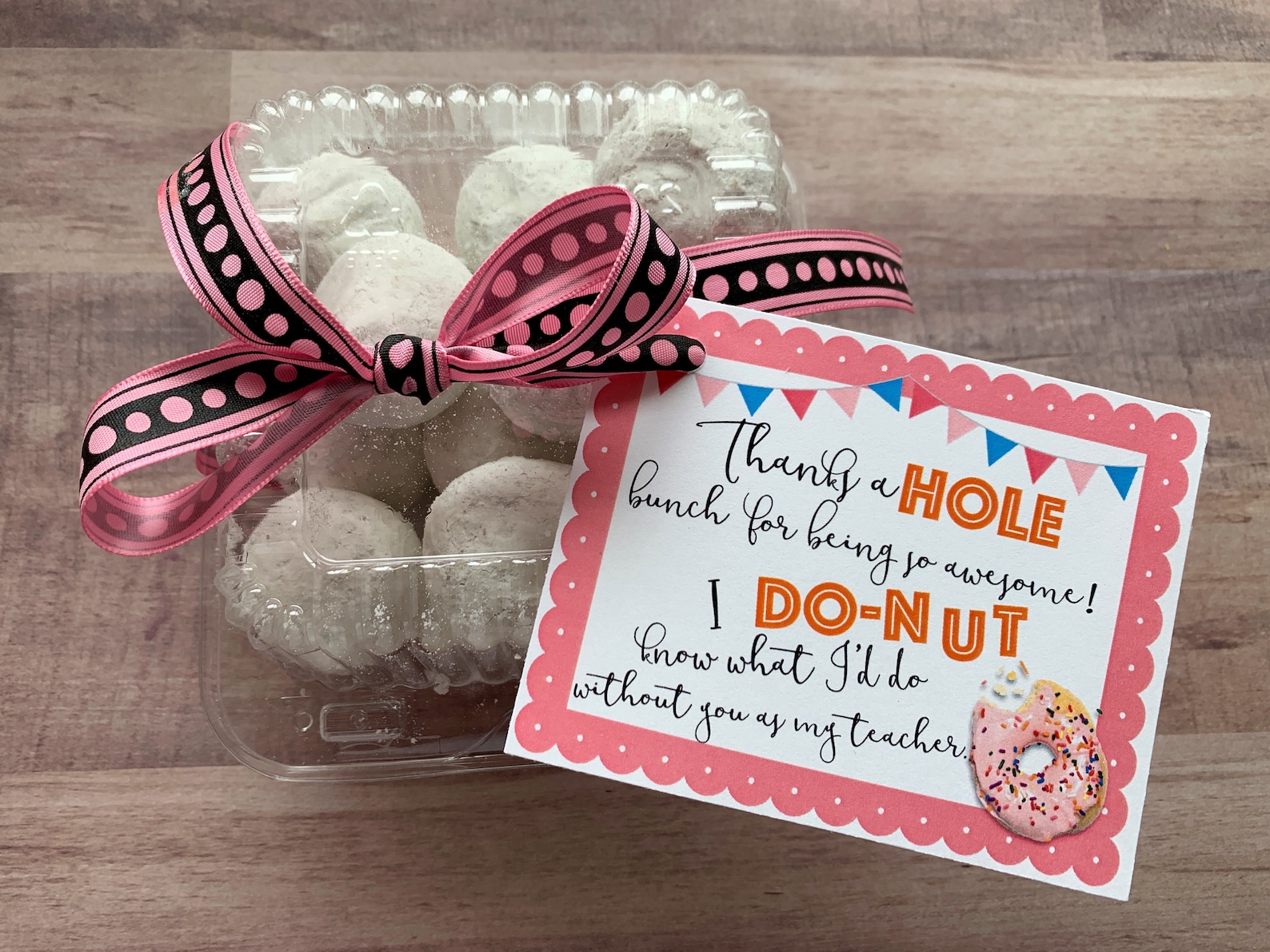 INSTANT DOWNLOAD Teacher Appreciation Donuts Printables Thank | Etsy