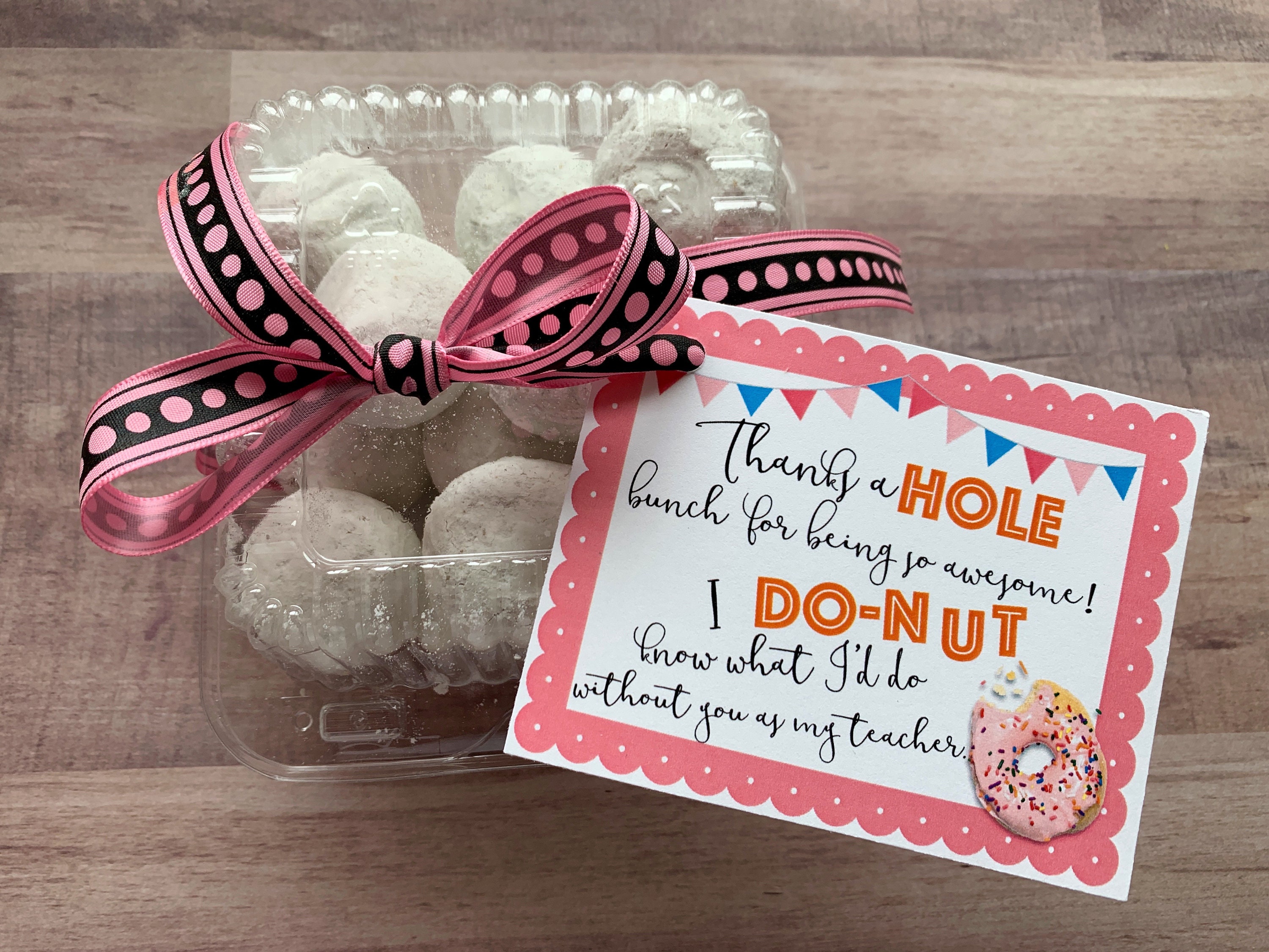 INSTANT DOWNLOAD Teacher Appreciation Donuts Printables Thank | Etsy