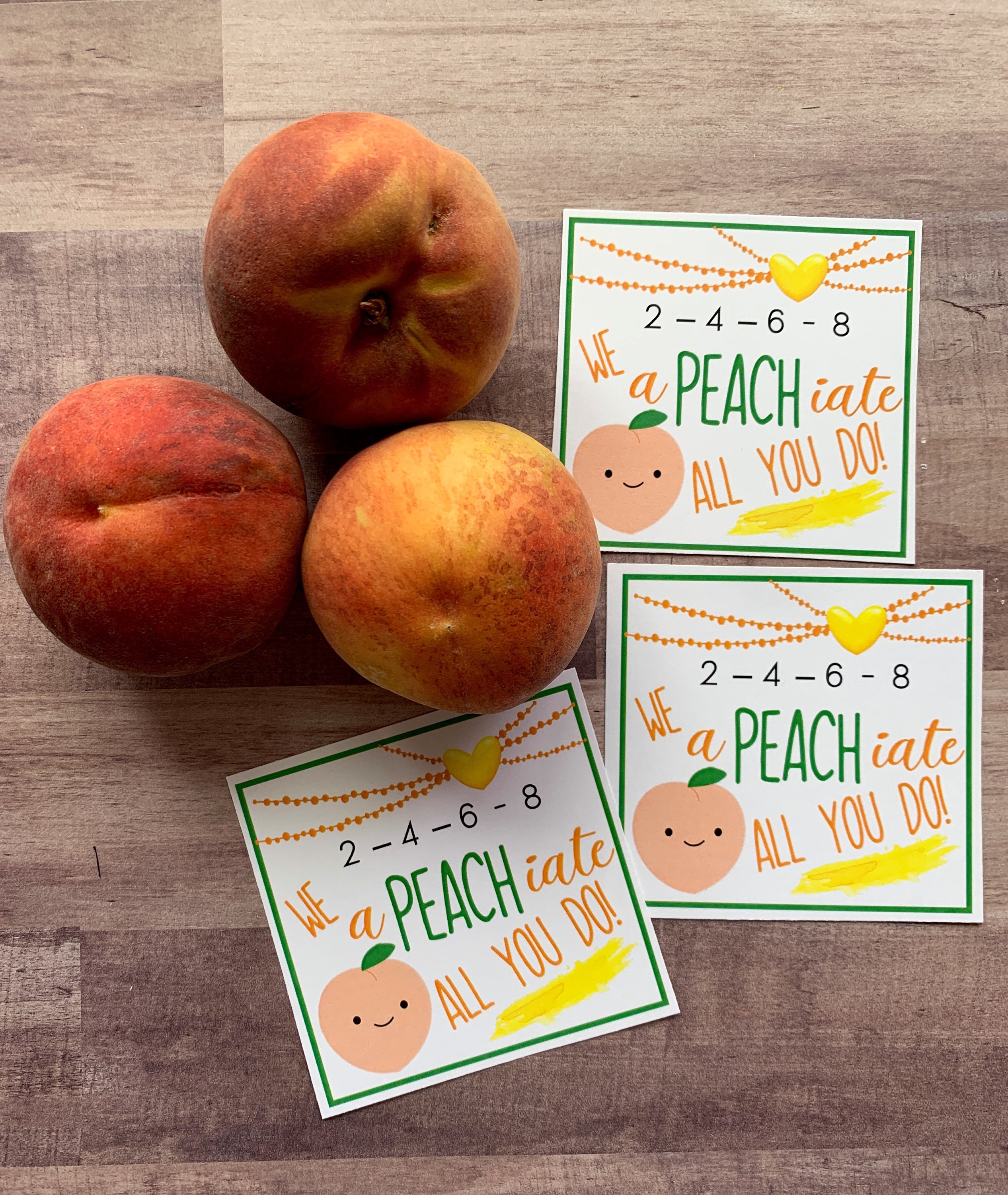 INSTANT DOWNLOAD Appreciation Peach Printables Soap Thank You - Etsy